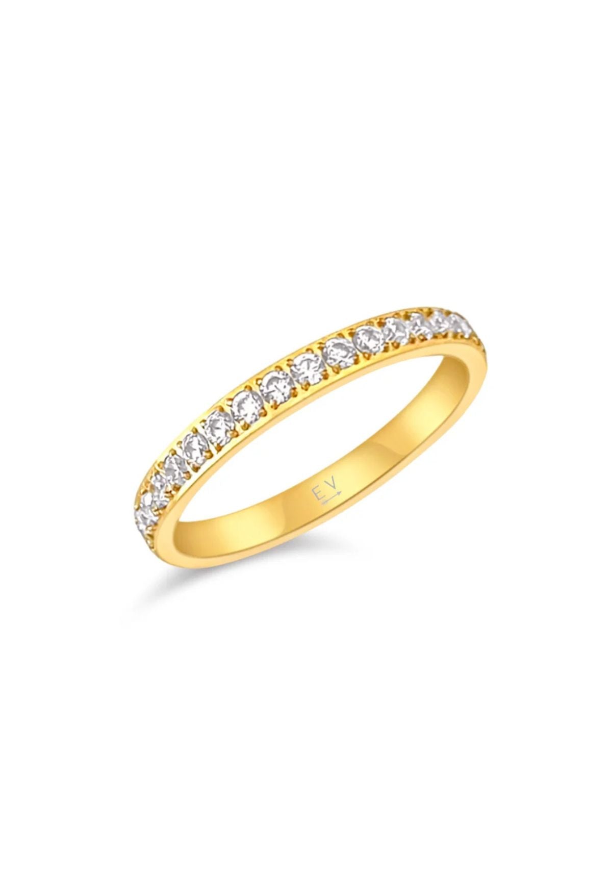 VELIA DAINTY ETERNITY BAND RING – IKONIC KOLLECTION